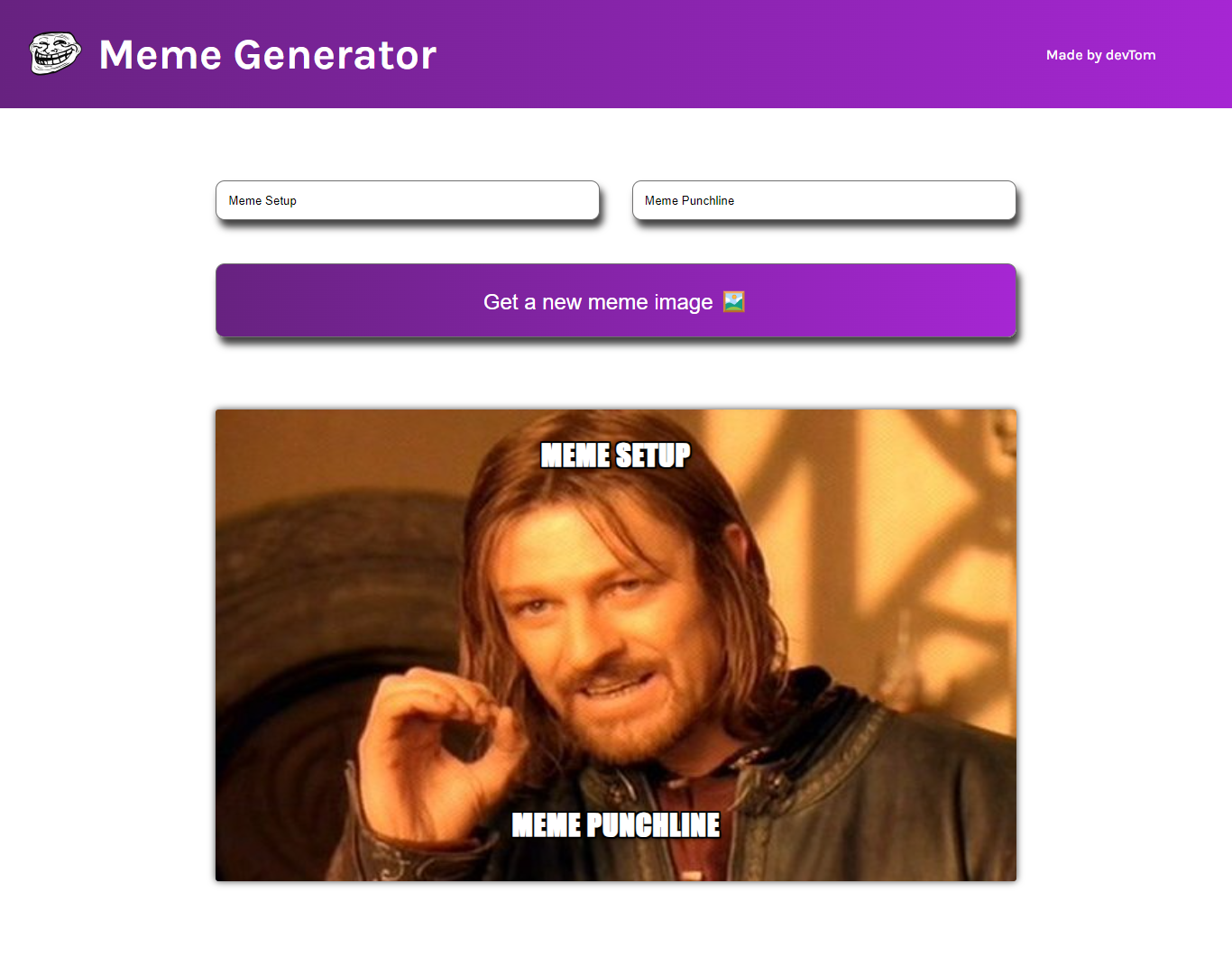 Meme Generator Project