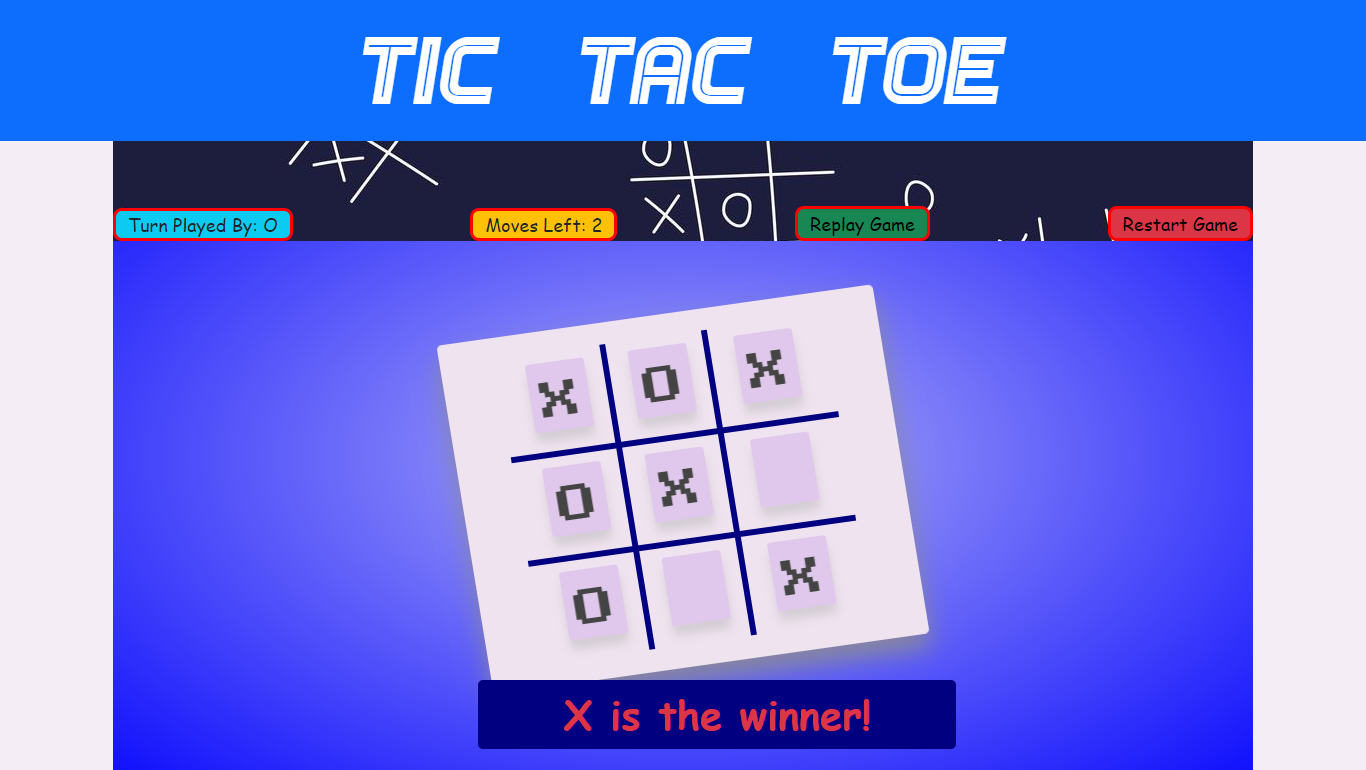 Tic Tac Toe Project